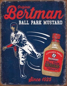Bertman Original Ball Park® Mustard Nostalgic Tin Signs | Bertman ...
