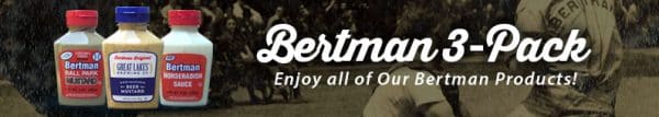 Bertman 3-Pack | Bertman Original Ball Park Mustard